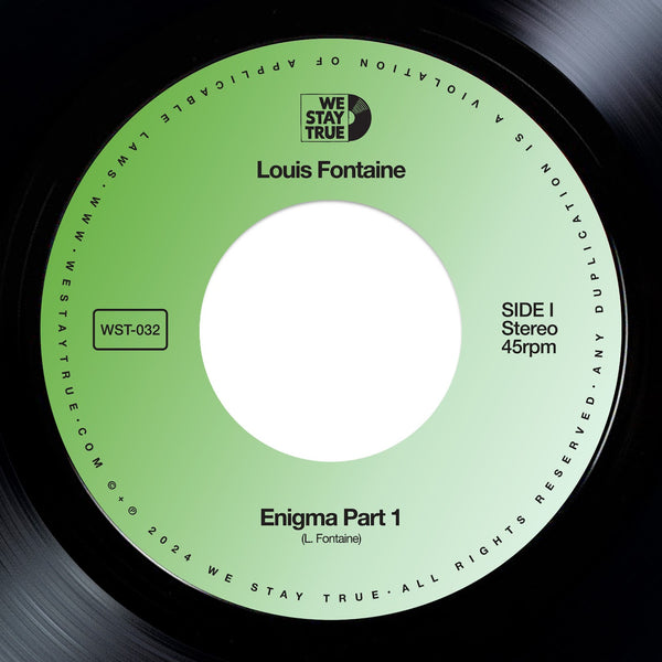 Louis Fontaine - Enigma - 7" - Funk Cinematic Instrumental - We Stay ...